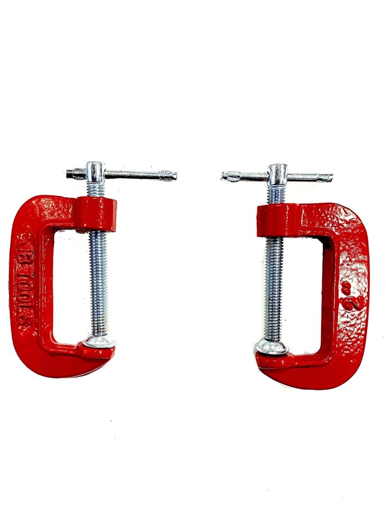 Jon Bhandari Tools C Clamp 2 inch 50 mm, Pack of 2 pcs | HARDWARE SHACK