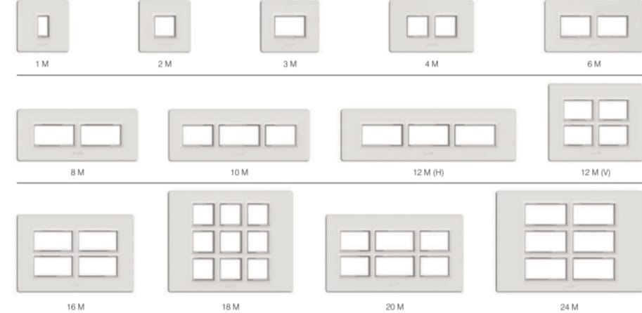 Fybros F-Wood Modular Plates with Mounting Frames Hardwareshack