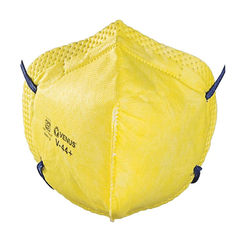 Venus N95 Mask+ FFP1 Respirator Mask, Yellow | HARDWARE SHACK